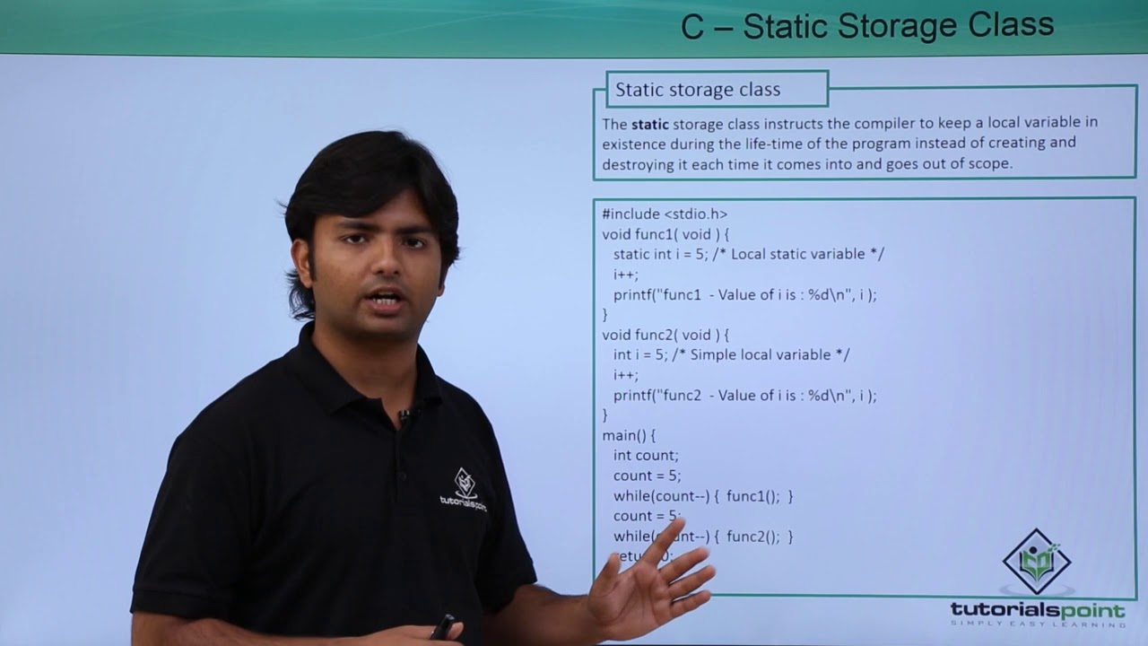 C - Static Storage Class