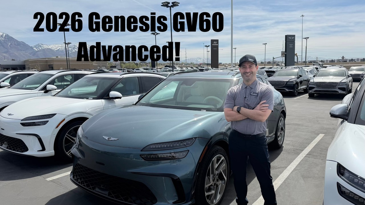 Walkaround and Full Tutorial of 2026 Genesis GV60 Advanced!