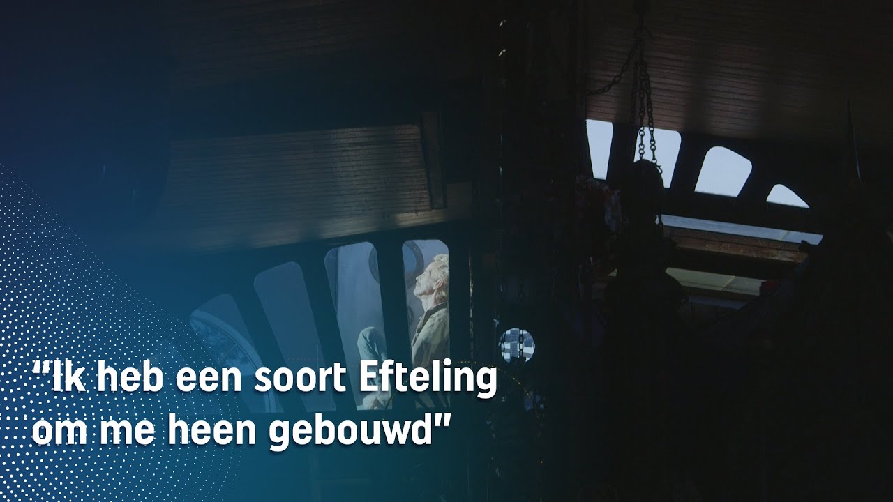Ansfried heeft een magische woonboot gebouwd | RTV Oost