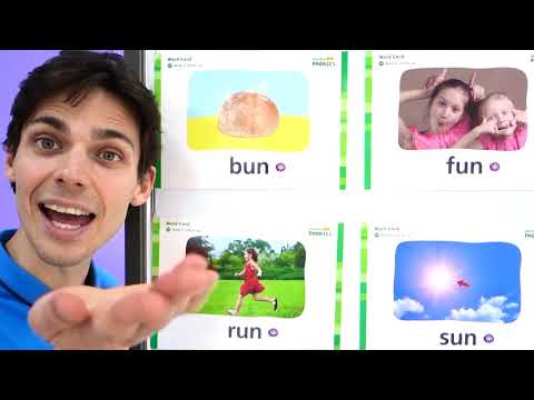 Phonics -un Words (Sun, Fun, Run, Bun)