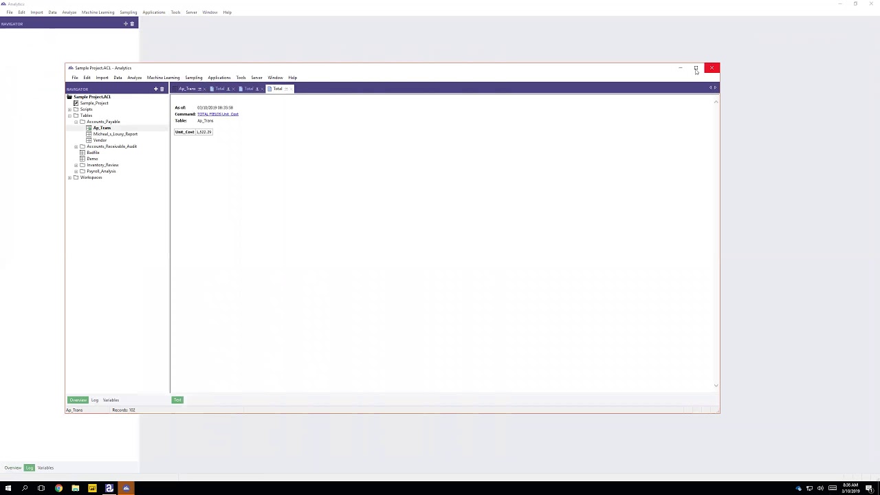 Tutorial 02   ACL 001    Total