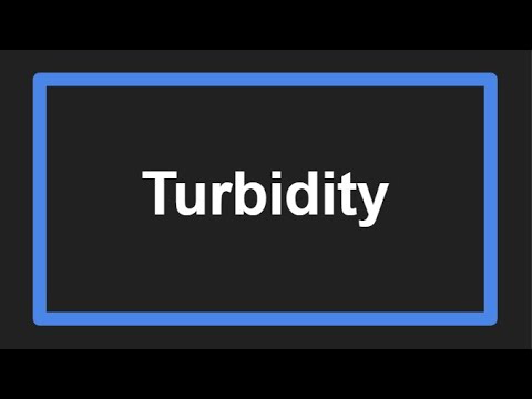 Meaning of Turbidity