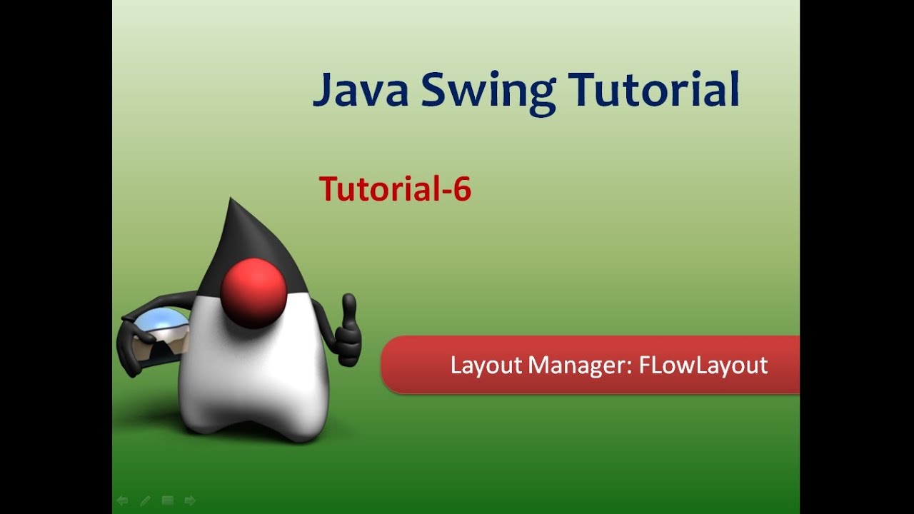 Java Swing Tutorials #6 Layout Managers : FlowLayout