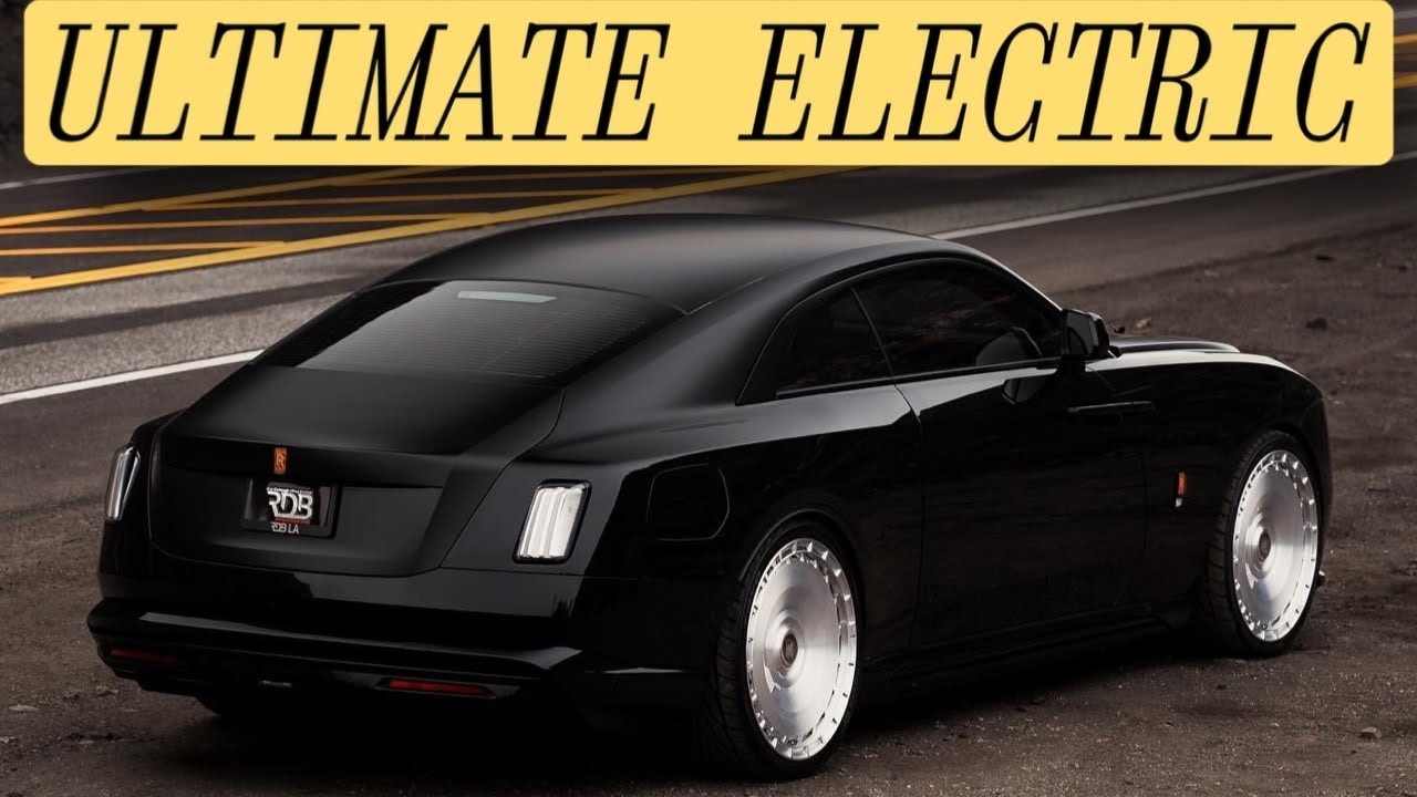 Lowered Rolls-Royce Spectre Feels Menacingly Elegant on 24s, Notice the ...