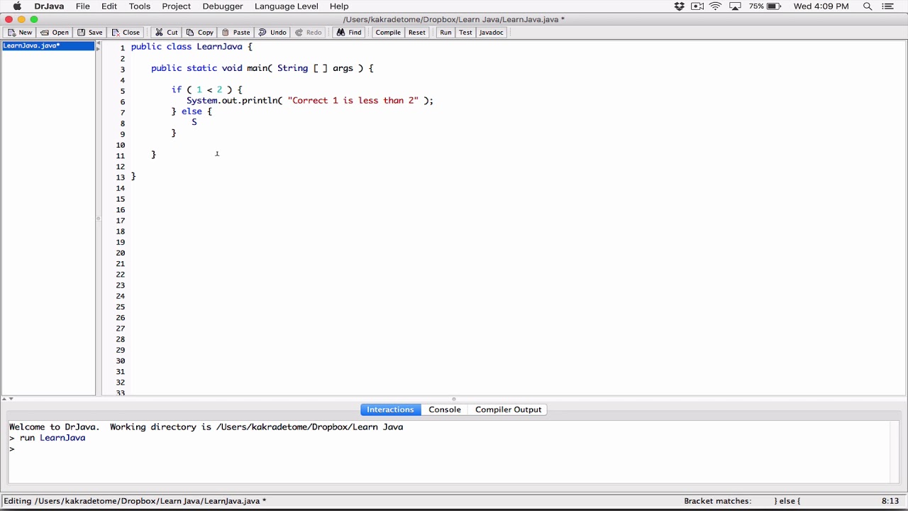 78. If-else statement - Learn Java