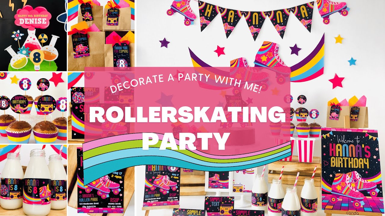 Rollerskating Party Decorations | Kids Party Ideas