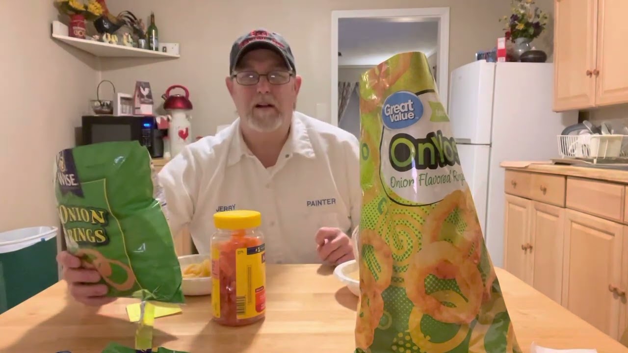 Great Value Onyos Onion Flavored Rings Compared to Wise Onion Rings # The Beer Review Guy