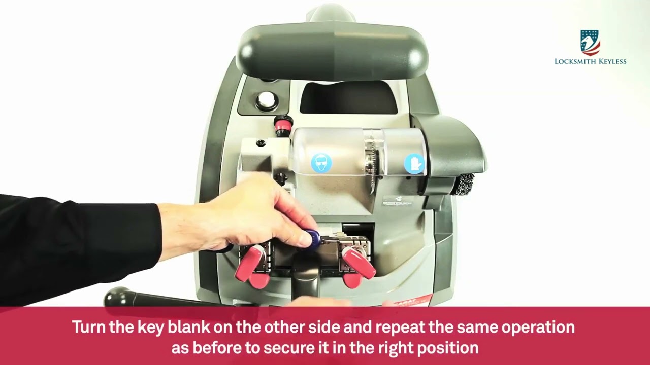 Mechanical key cutting machines for double sided edge cut keys  Keyline Carat