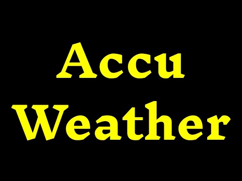 How To Pronounce ''Accu Weather'' Correctly? How to say ''Accu Weather''?