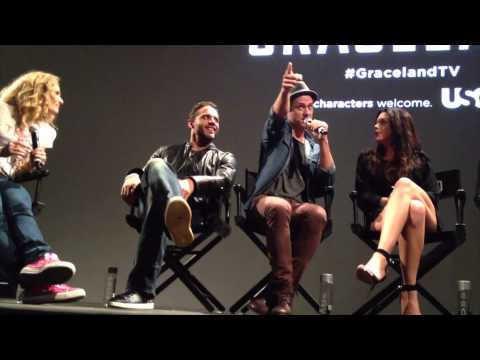 Aaron Tveit on filming 'Les Miserables' to 'Graceland'