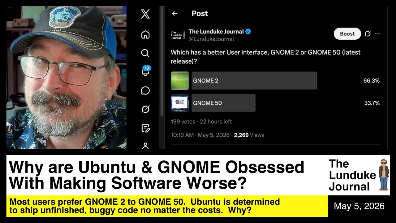 Why are Ubuntu & GNOME Obsessed with Making Software Worse?