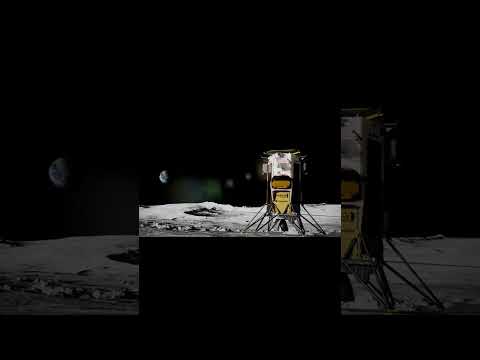 NASA Reveals Historic Moment: Private Spacecraft 'Odysseus' Lands Near Moon's South Pole! #nasa
