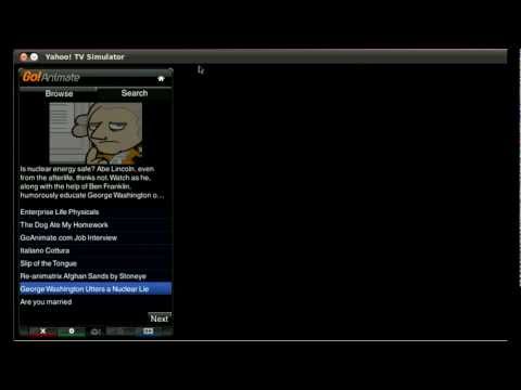 Go!Animate - Veedios app on Yahoo! Connected TV