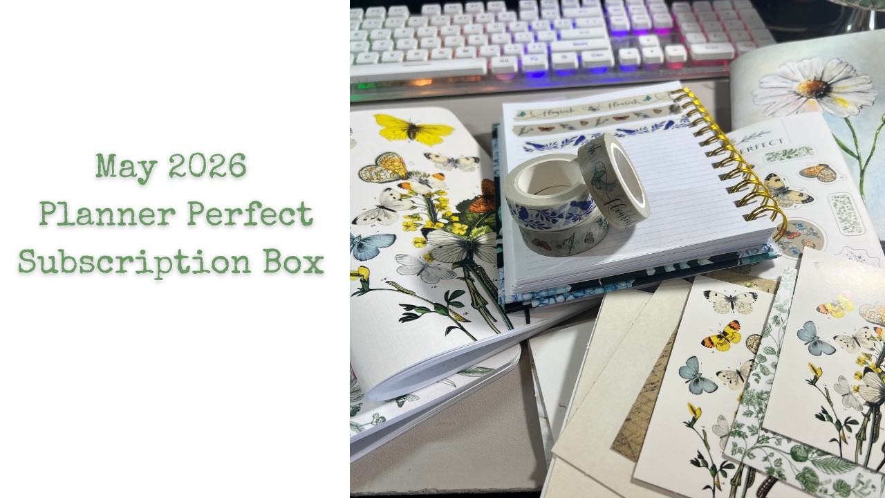 Planner Perfect May 2026 Sub Box