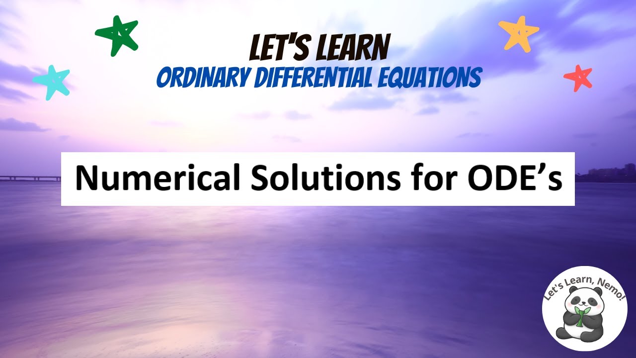 (DE08) Numerical Methods for ODE's