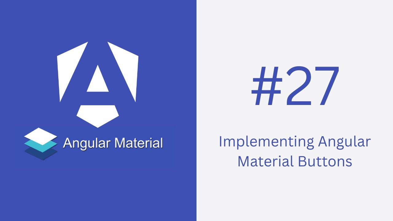 Implementing Angular Material Buttons