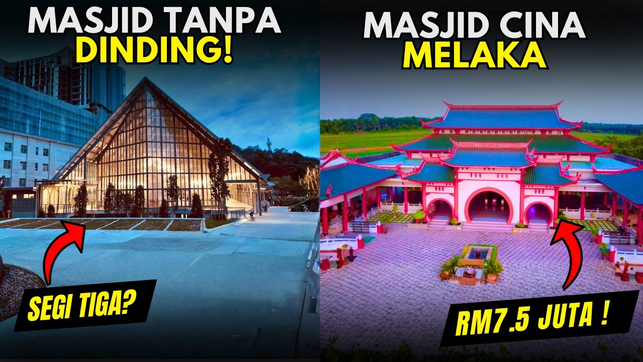 5 Masjid TERCANTIK Di Malaysia Yang Ramai Tak Tahu (2026)