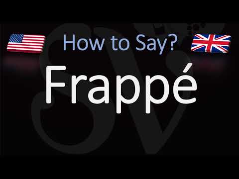 How to Pronounce Frappé? (CORRECTLY) Coffee Name Pronunciation