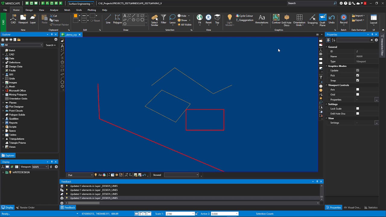 MineScape 2021: Feature Highlight - Rapid CAD
