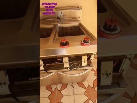 Offcar 7FRE-34 Deep Fryer 380/415 volts Replace Thermostat and Magnitic Contactors