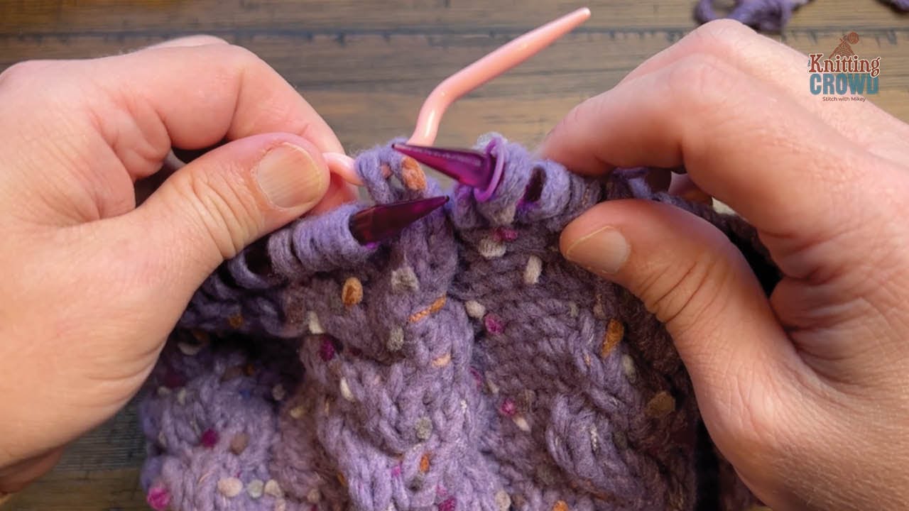 How to Knit C4B Cables - Cross Over Back