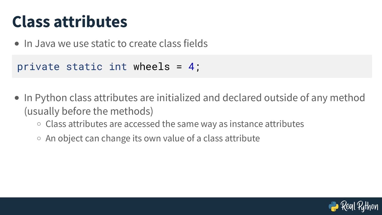 Object-Oriented Programming in Python Compared to Java