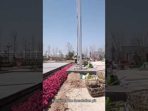 outdoor 15m 20m 30m flagpole #factory