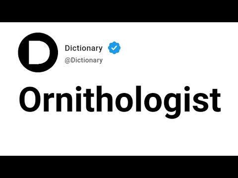 Ornithologist Meaning In English