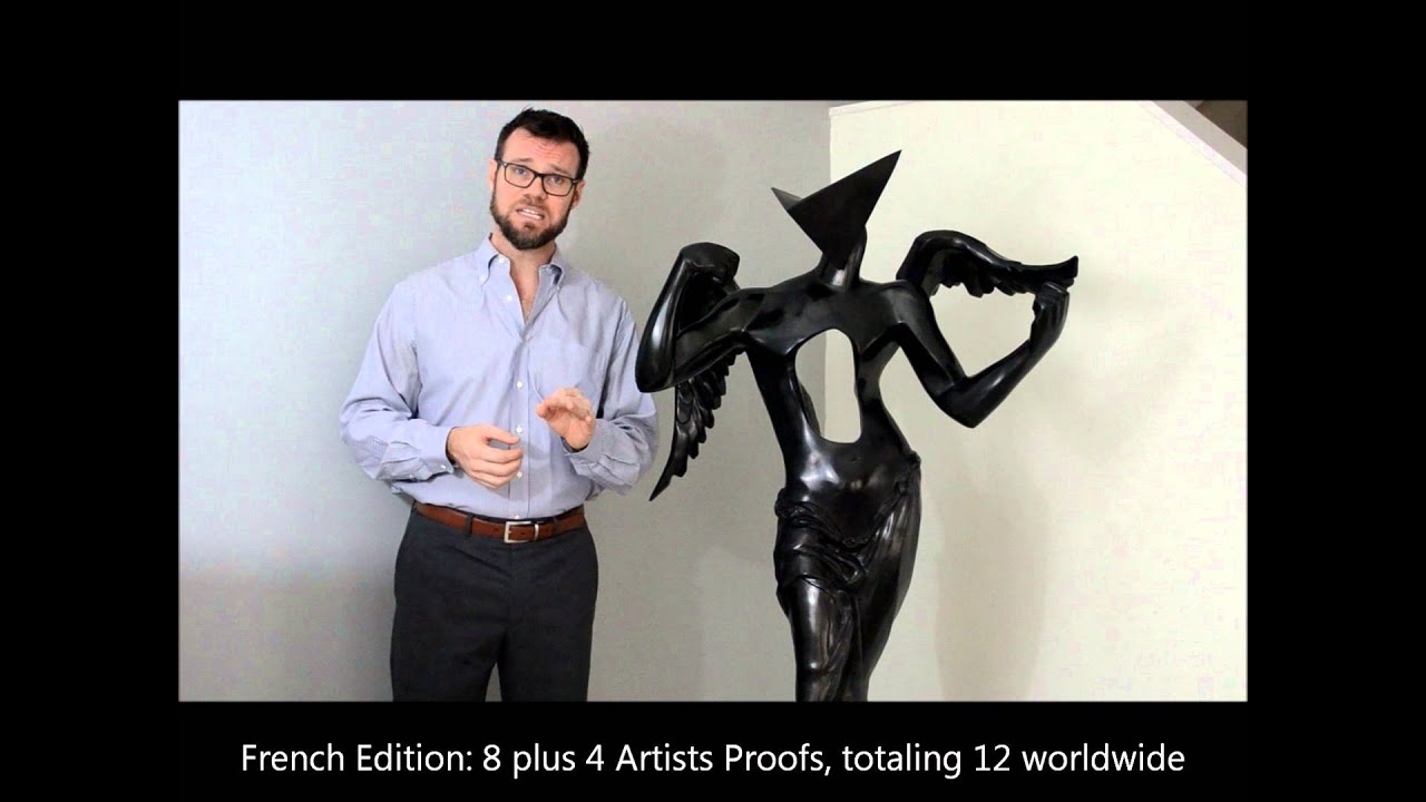 Salvador Dali sculpture Surrealist Angel