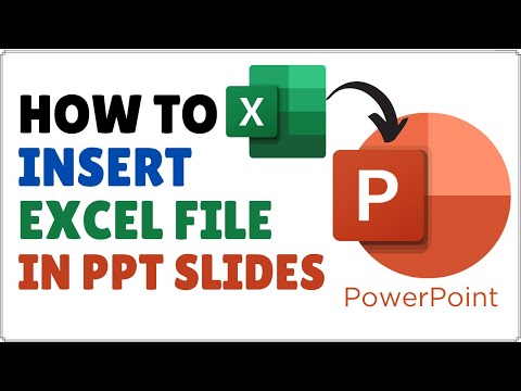 How to Insert Excel File in PowerPoint | Link Excel Sheet To PPT