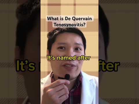 What is De Quervain Tenosynovitis?