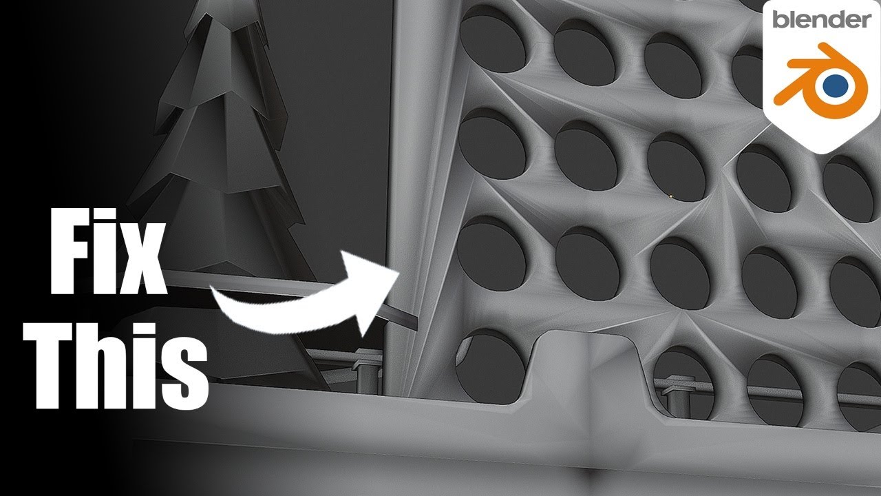 How to fix these weird shading issue in blender