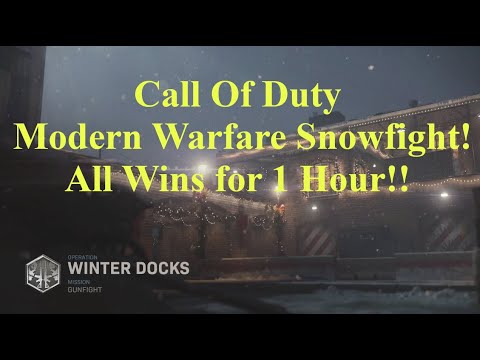 Call Of Duty SnowBall Fight - All Wins! Modern Warfare With My Boi