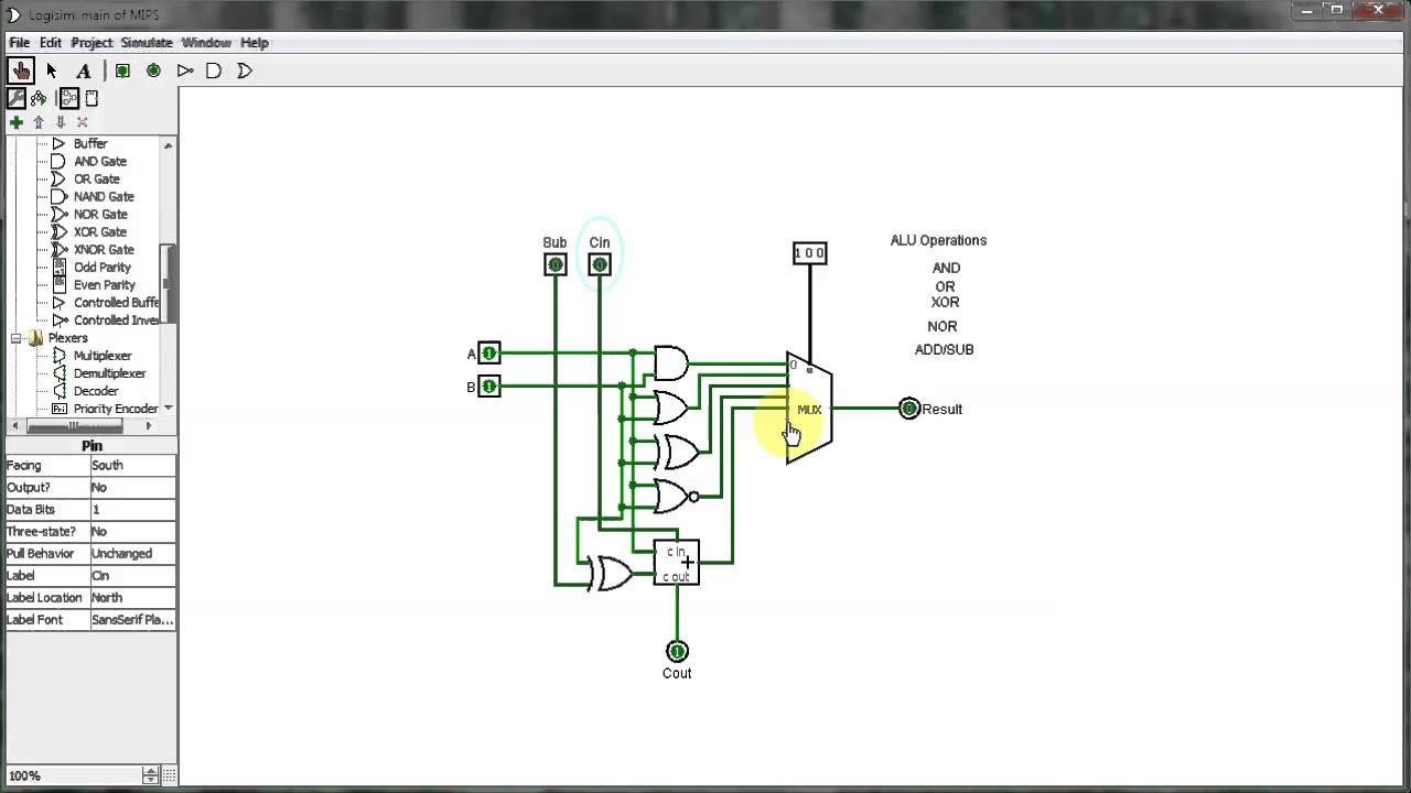 CSE 230 - LogiSim ALU Tutorial