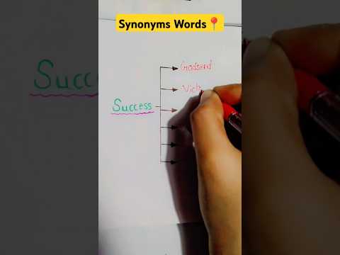 Synonyms Words | Competitive Exams | Success | #shortsfeed #shorts #synonyms #grammar #yt #success