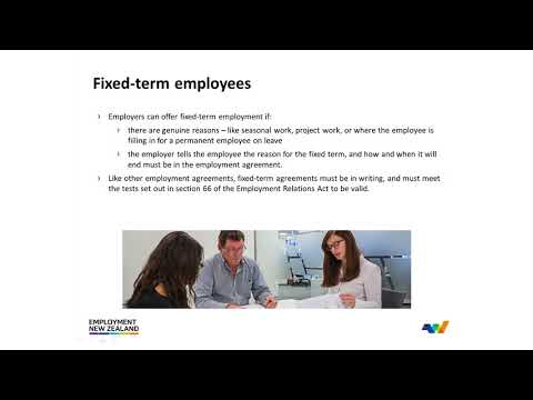 Fixed term employees