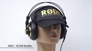 AKG K240 Studio セミオープン型モニターヘッドホン 3年保証 AKG K240 Studio セミオープン型モニターヘッドホン 3年保証