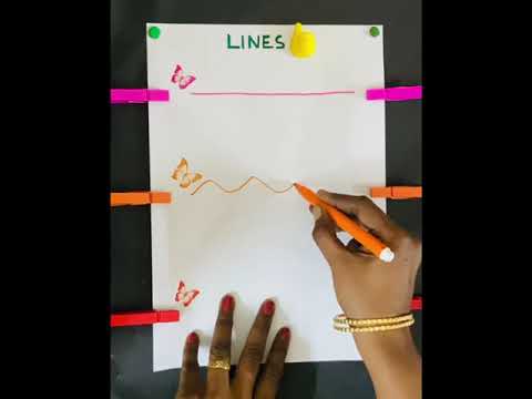 Lines/straight line/curved line/slanting line