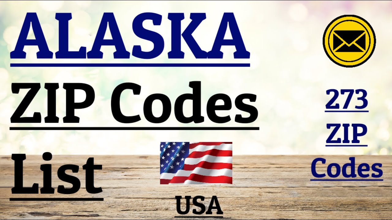 ALASKA ZIP Code s List || USA-United States of America
