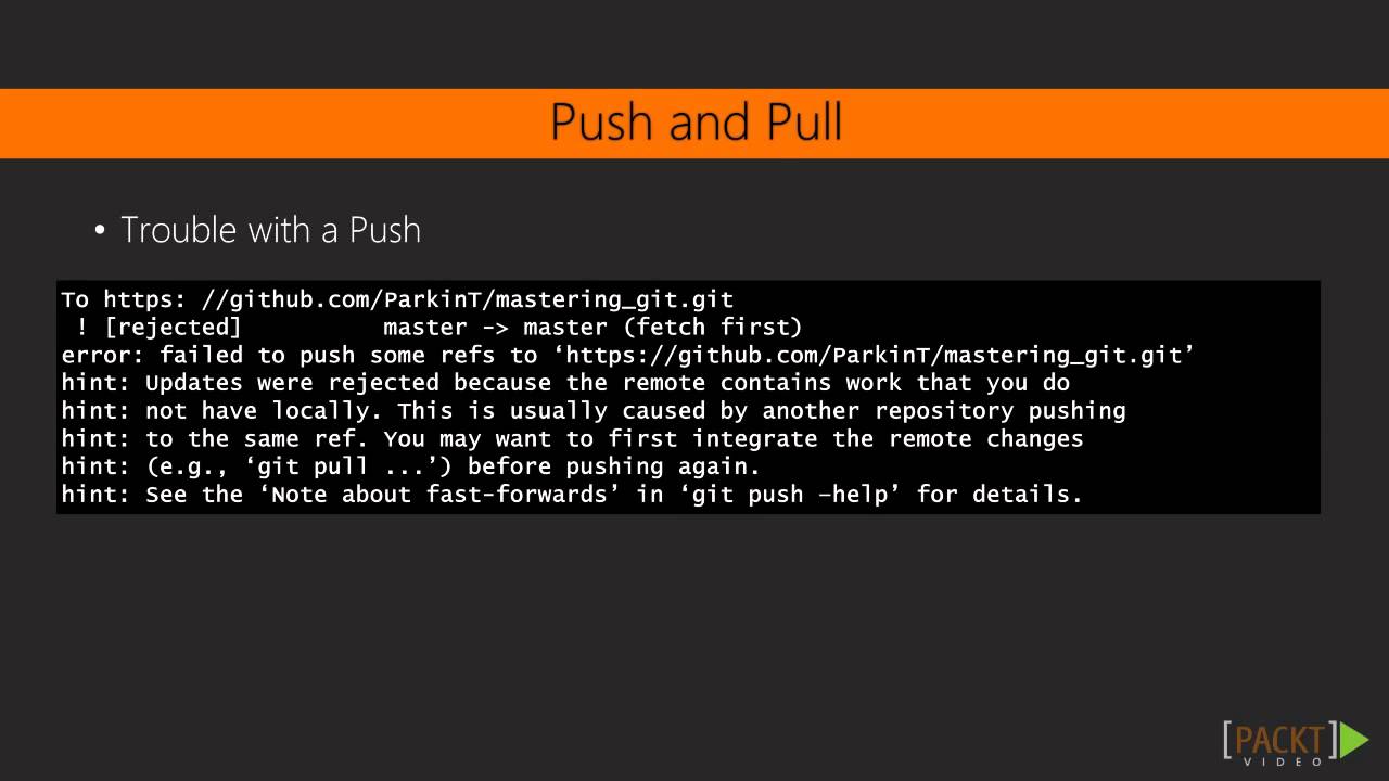 Mastering Git Tutorial: When Troubles Arise | packtpub.com