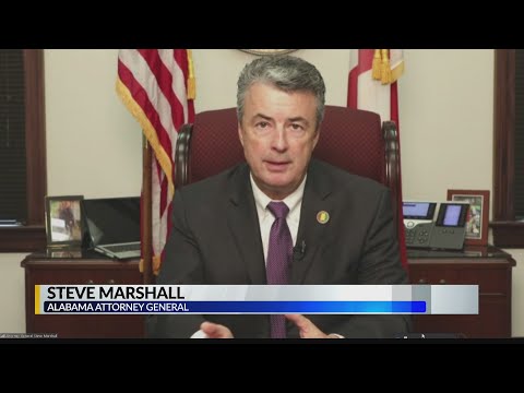 Alabama Attorney General Steve Marshall speaks on fatal shooting of Bibb County deputy