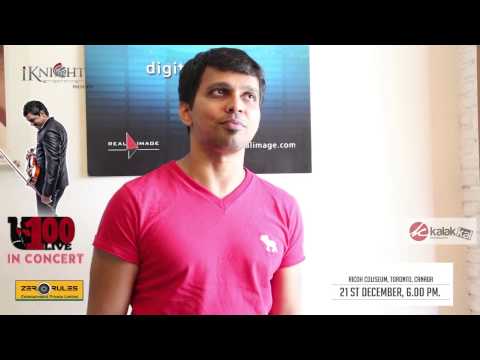 Singer Ranjith Speaks at U1 100 LIVE in Concert | Veethi
