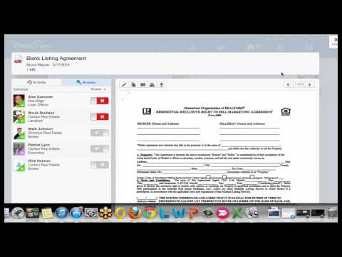 Using electronic signatures for real estate or buyer's agents.