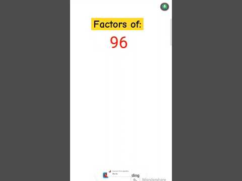 How to find factors of 96 #shorts #factors #devashreeganesha #explore #maths #mathstricks #mathtrick