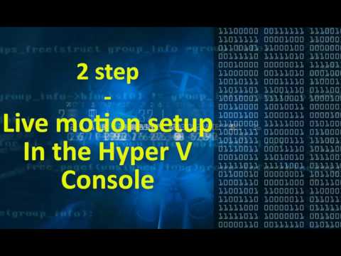 The live Migration with Hyper V 2016