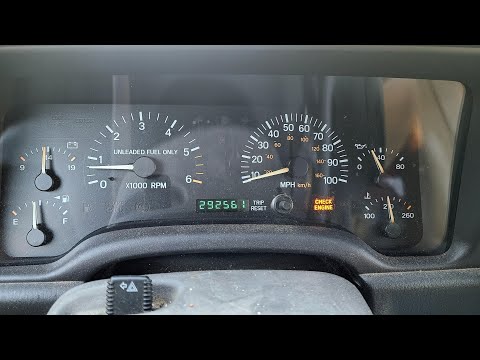 1997 Jeep Cherokee Check Engine Light Sunday October 17th 2021 #Engine Code