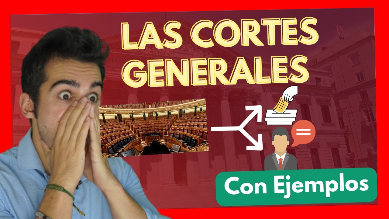 🔴 The Cortes Generales 【Title III Constitution: Summarized, Easy, and with Examples】