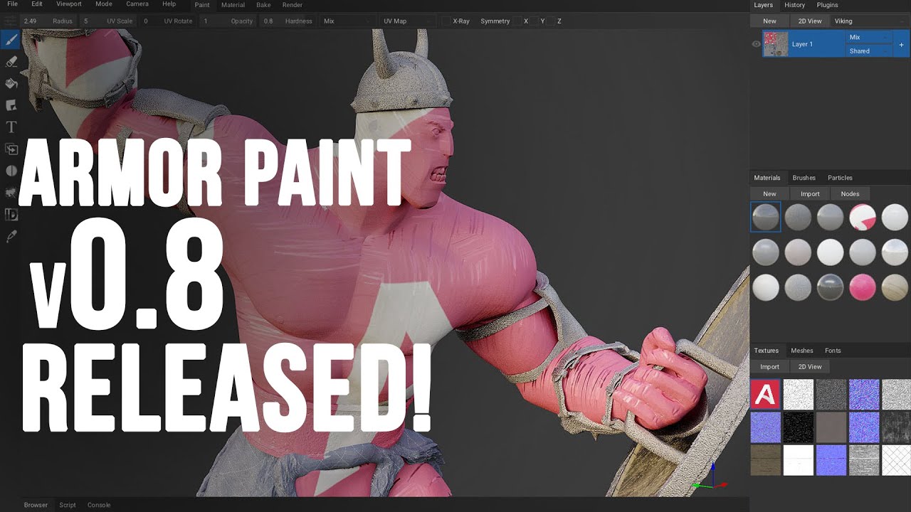 Armor Paint 0.8 Released!