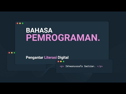 Bahasa Pemrograman | Rangkuman Kuliah Pengantar Literasi Digital