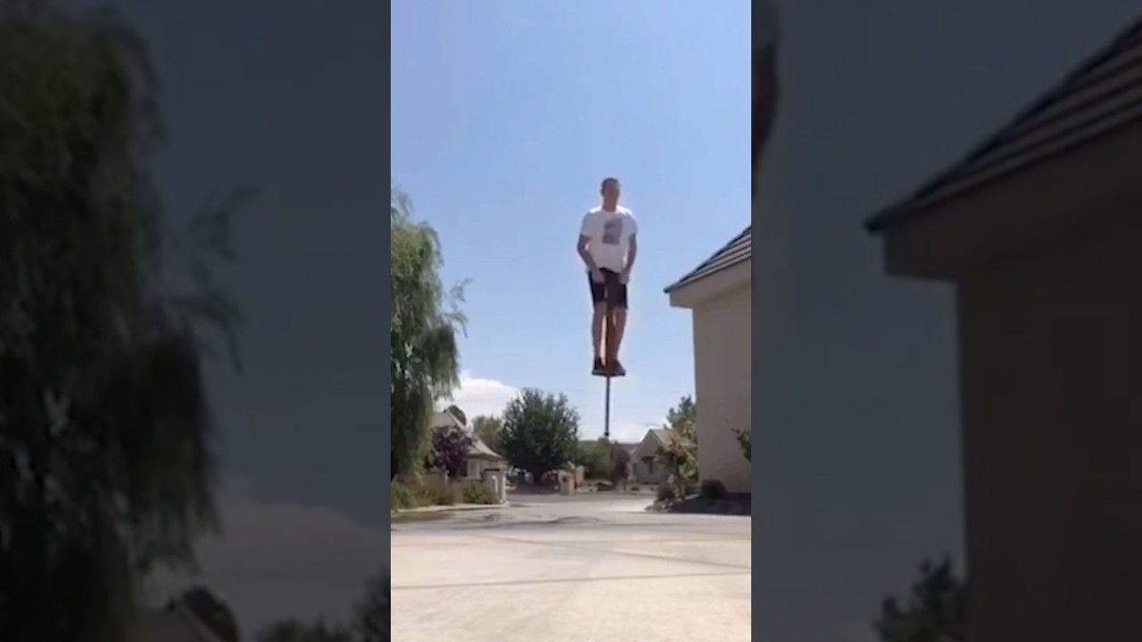 Watch how high he can bounce!
